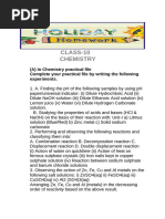 CLASSS 10 Science Practicals | PDF