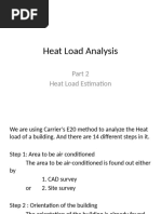 Heat Load Calculation | PDF | Air Conditioning | Ventilation (Architecture)