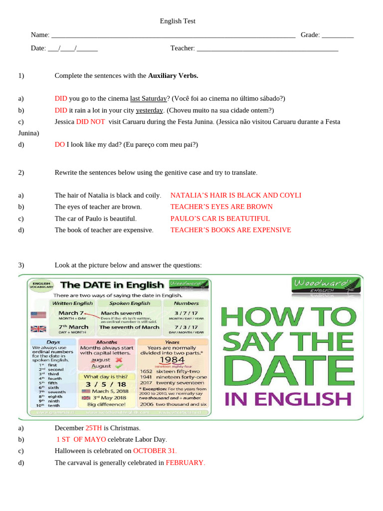 Av. Auxiliary Verb - Genitive Case - Simple Present-Past | PDF ...