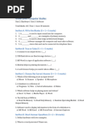 Input and Output Devices Worksheet | PDF