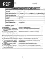 SBA Moderation Annexures J 2 | PDF | Educational Assessment | Cognitive ...