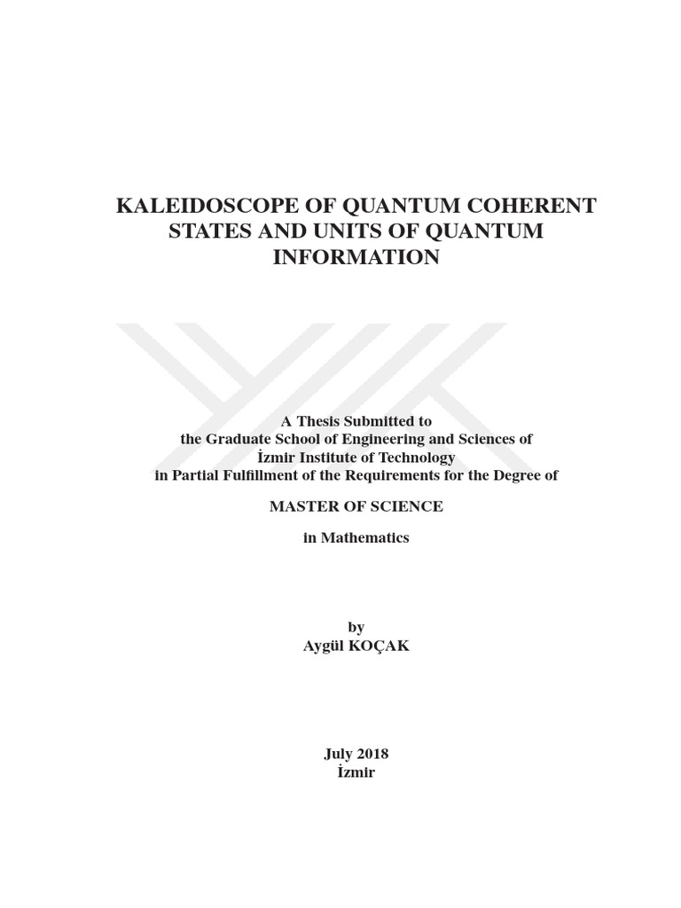 Kaleidoscope of Quantum Coherent States and Units of Quantum ...