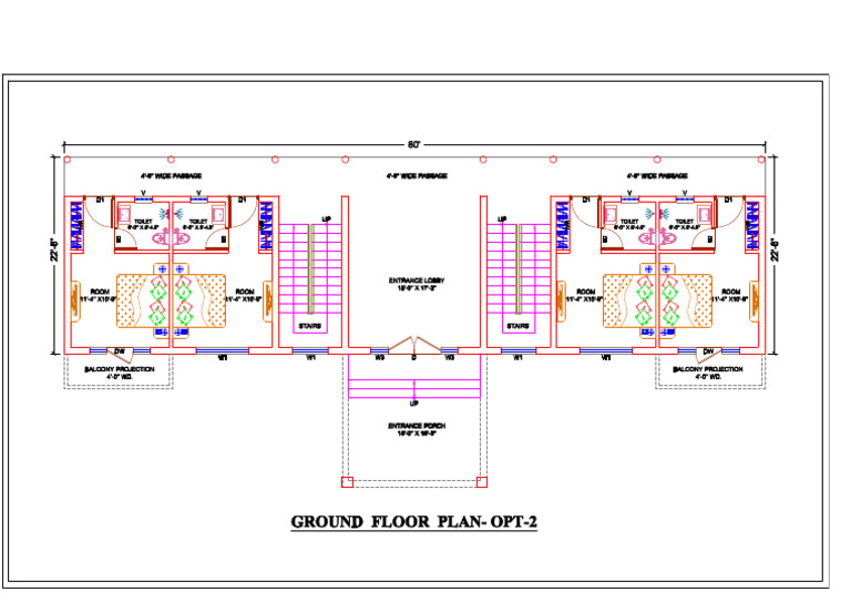 Marriage Hall Building Plan -2 | PDF