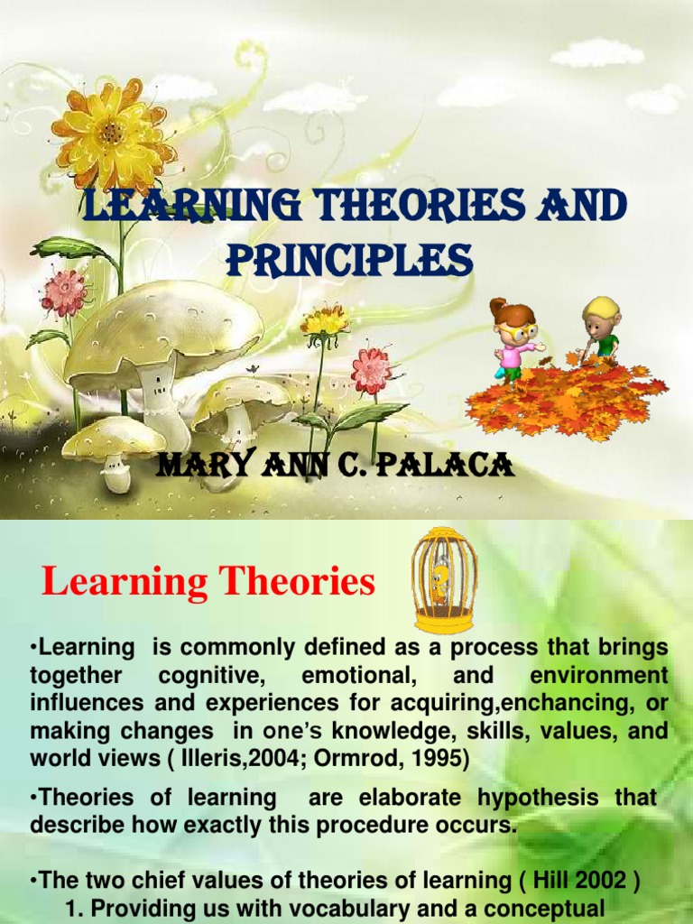Theories Of Learning Ppt
