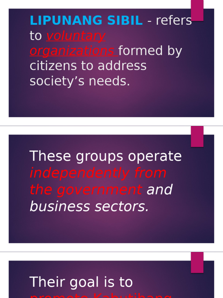 LIpunang Sibil Media Pre | PDF | Accountability | Government