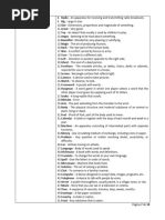 Vocabulary List With Meaning Grade 1 | PDF