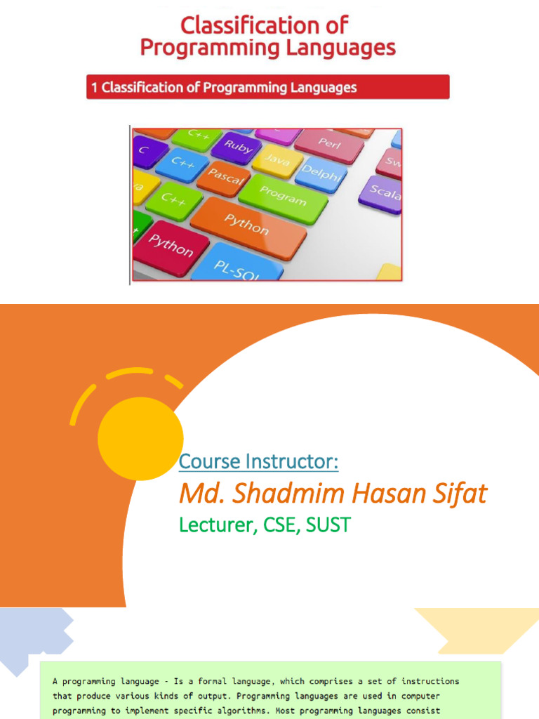 1 Basic Concept and Overview of Programming Languages | PDF