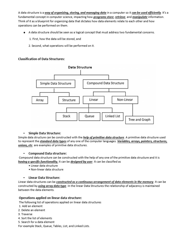 01 - Introduction To Data Structure | PDF | Queue (Abstract Data Type) | Data Structure