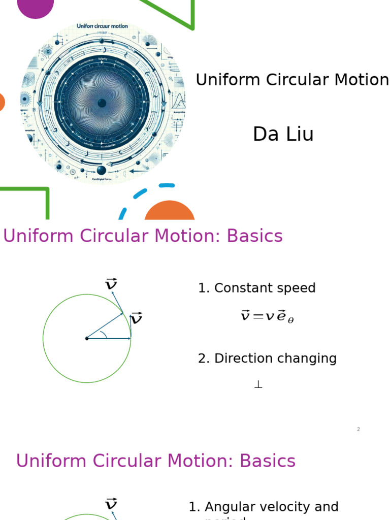 Circular Motion v1 | PDF | Acceleration | Velocity