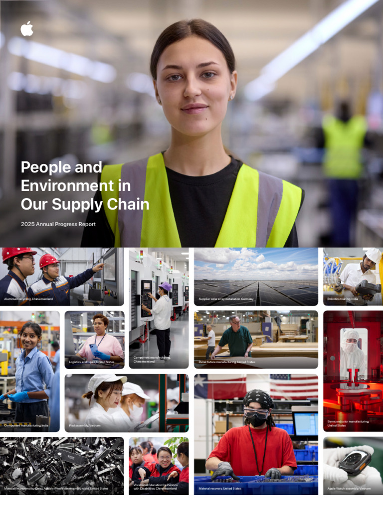 Apple Supply Chain Progress Report 2025 | PDF | Supply Chain | Recycling
