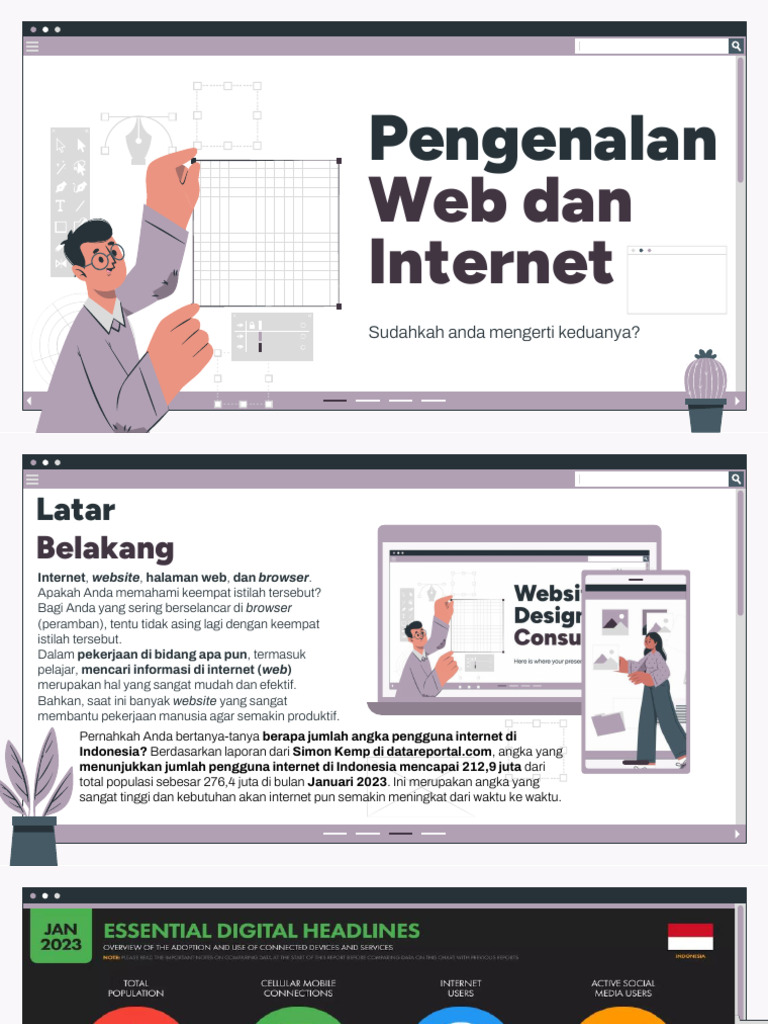 MODUL 1 - Pengenalan Web Dan Internet | PDF