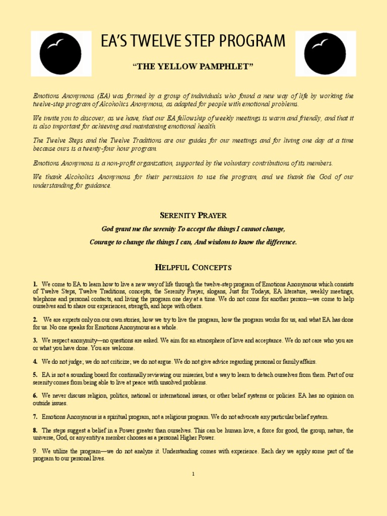 e a Twelve Step Program | Twelve Step Program | Religion And Belief