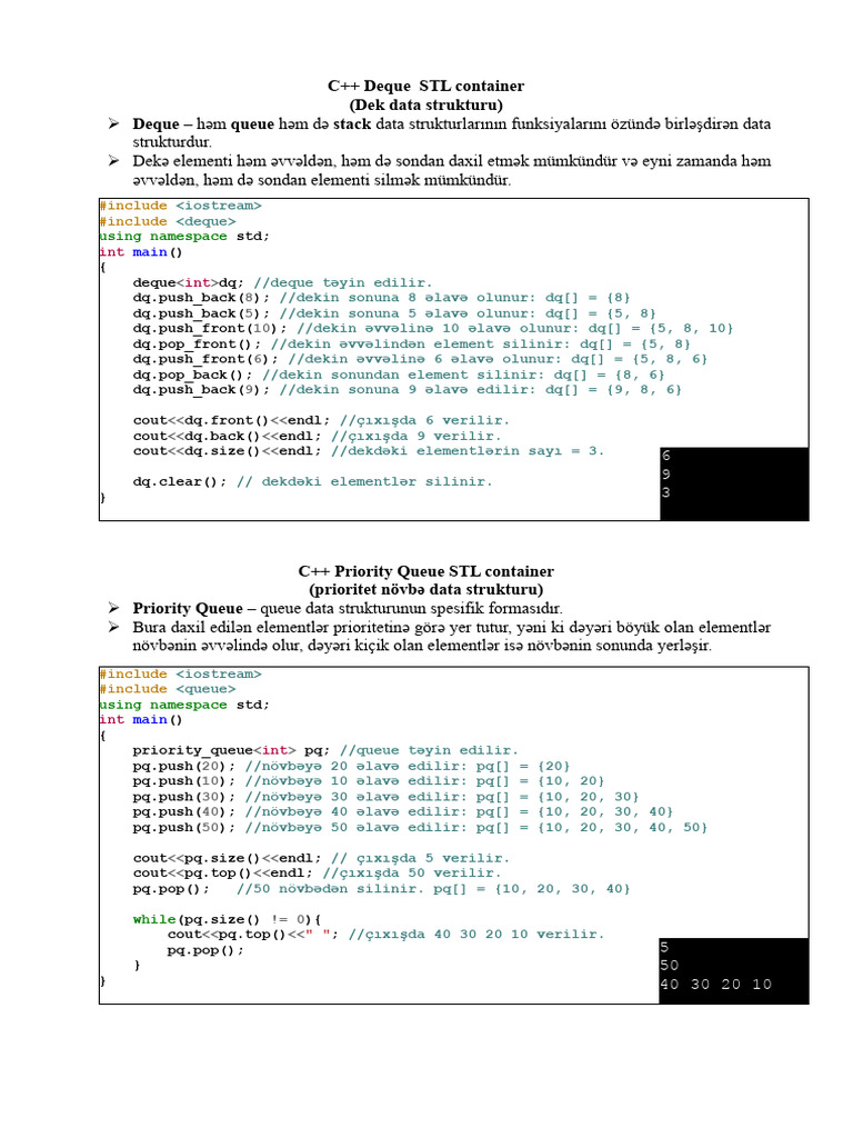 Deque Priorityqueue | PDF