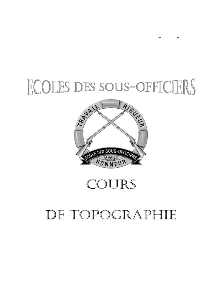 Cours de Topographie Militaire | PDF | Boussole | Angle