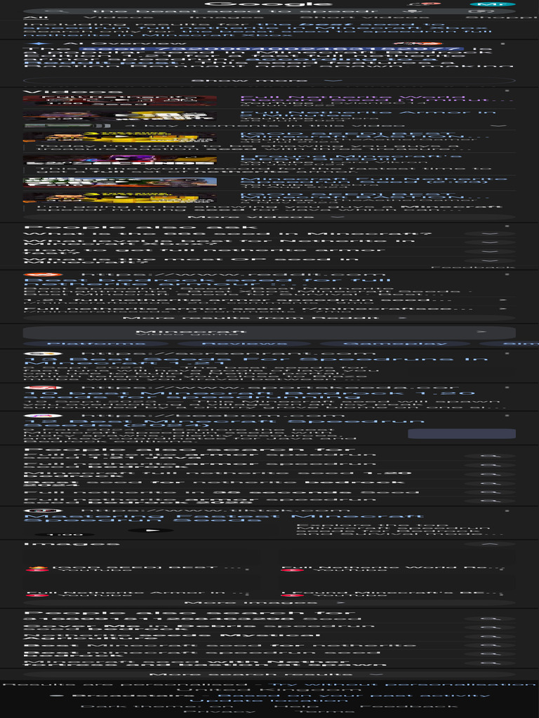 The Beast Seed To Speedrun Full Netherite in Minecraft Xbox - Google ...