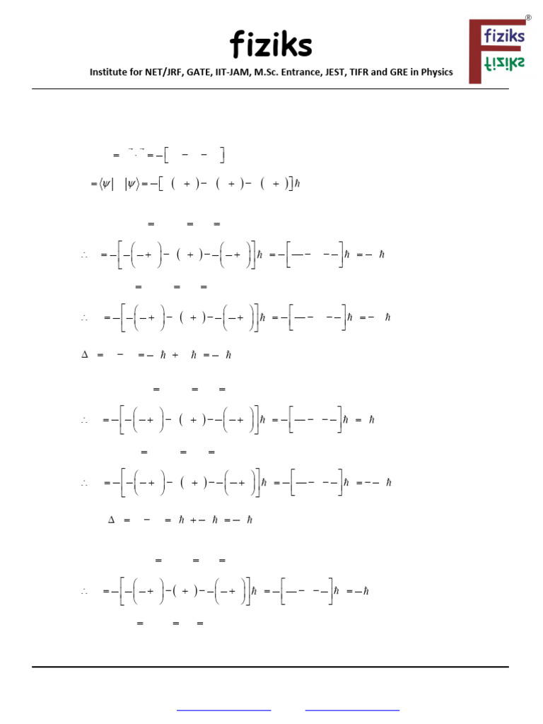 Assignment-2 Solution Fine Structure Splitting | PDF