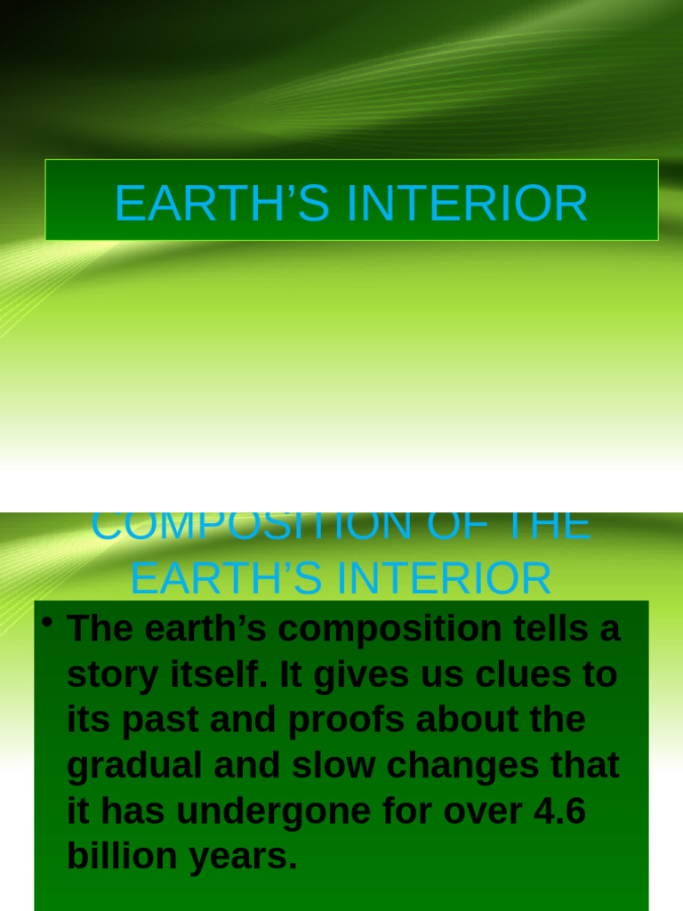 Earth's Interior: Layers and Composition | PDF | Planetary Core | Crust ...