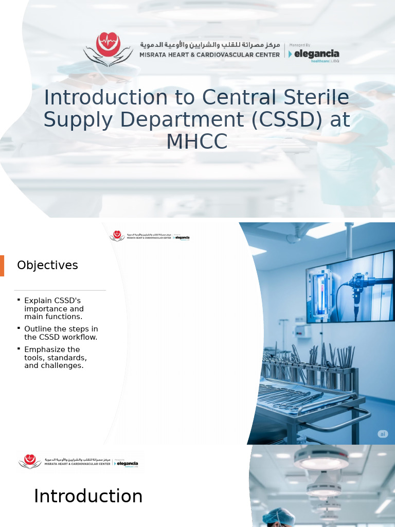 Cssd Workflow And Functions Overview Pdf Sterilization 1242