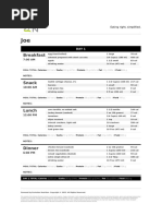 V Shred Fat Loss Meal Plan PDF | PDF | Oatmeal | Meal