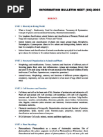NEET Biology Complete Short Notes | PDF