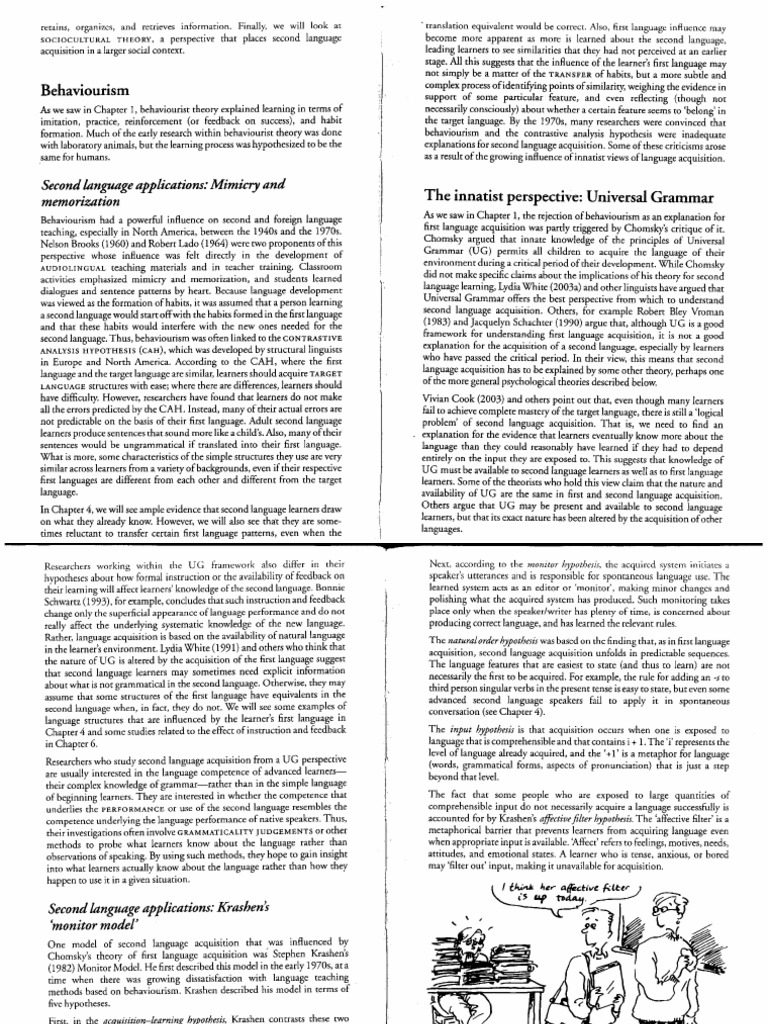 Lightbown and Spada CH 2, Pp. 34-51 | PDF
