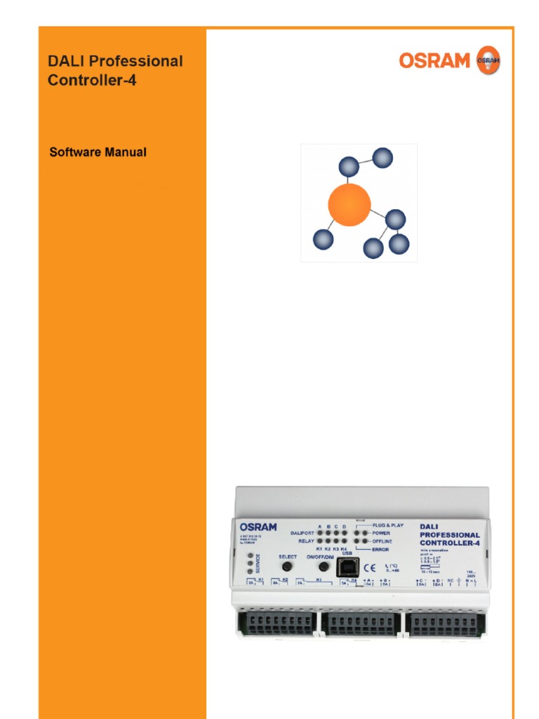 OSRAM DALI Professional Software Guide | PDF | Switch | Usb