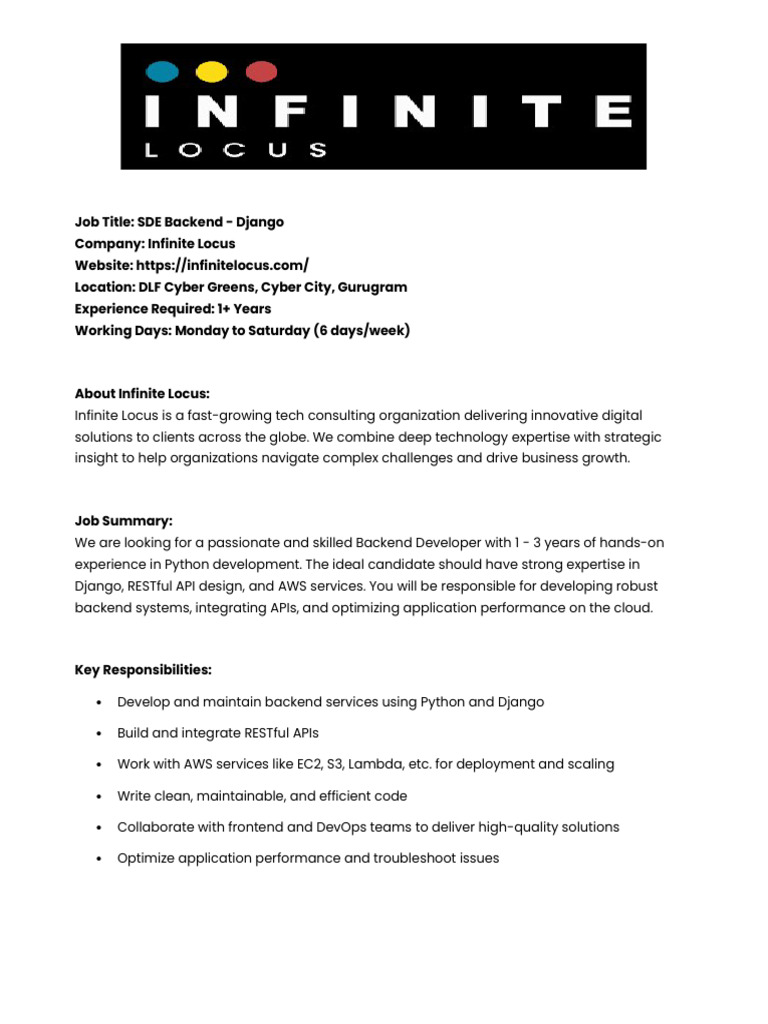 SDE Backend Position at Infinite Locus | PDF