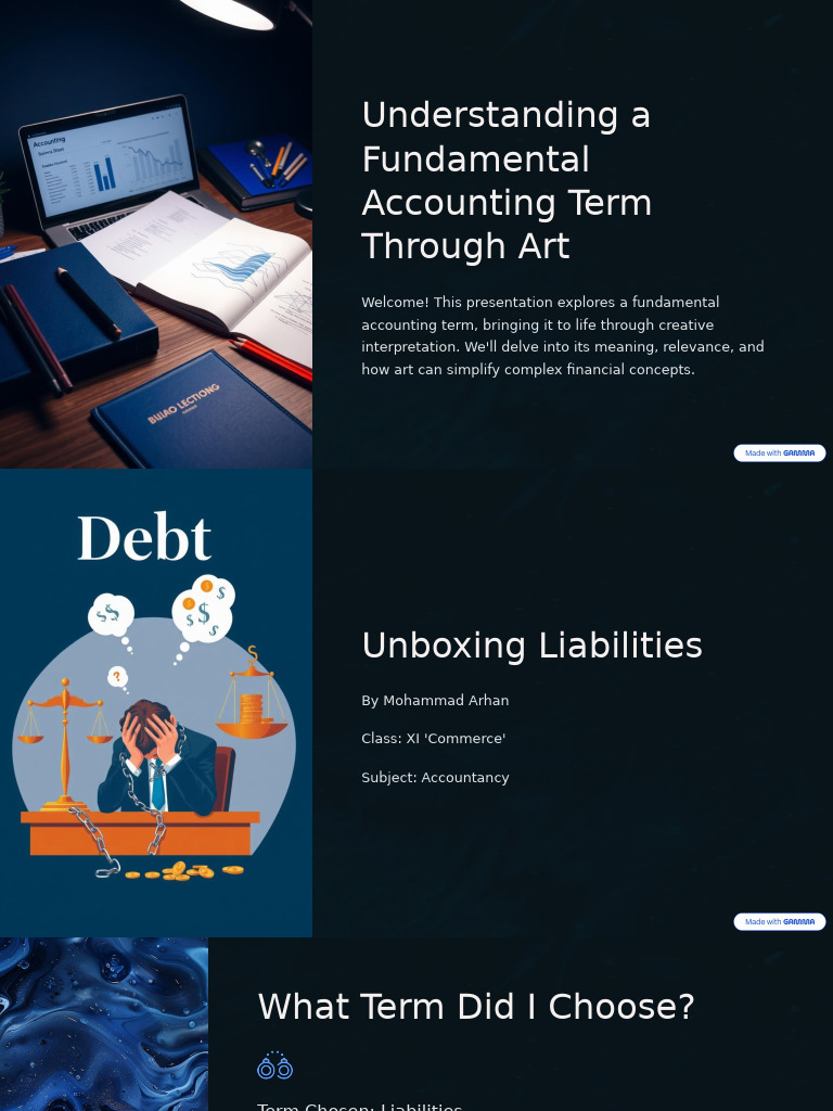 Understanding A Fundamental Accounting Term Through Art | PDF ...