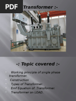 Transformer Formulas & Equations Guide | PDF | Transformer | Voltage