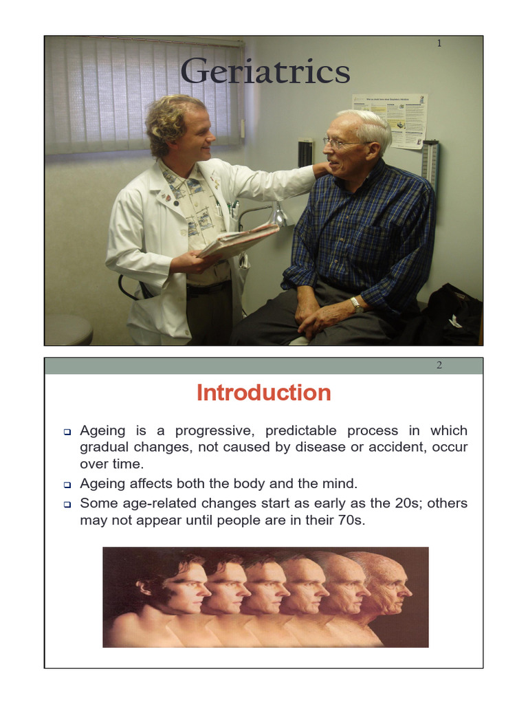 7 - Geriatrics | PDF | Telomere | Anatomical Terms Of Motion