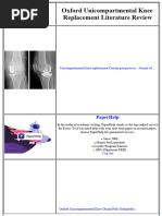 Oxford Knee Score Assessment | PDF