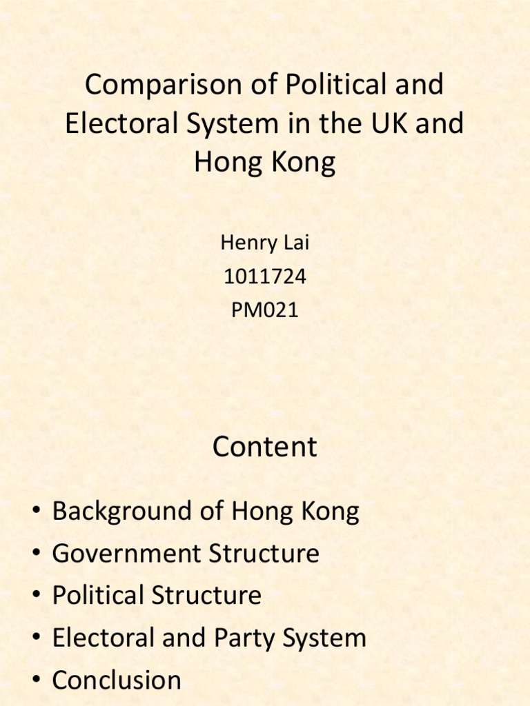 Comparison of Political and Electoral System | PDF | Chief Executive Of ...