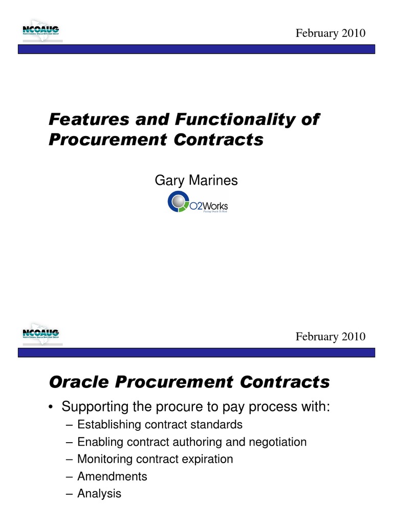 Procurement Contracts | Procurement | Technology | Free 30-day Trial ...