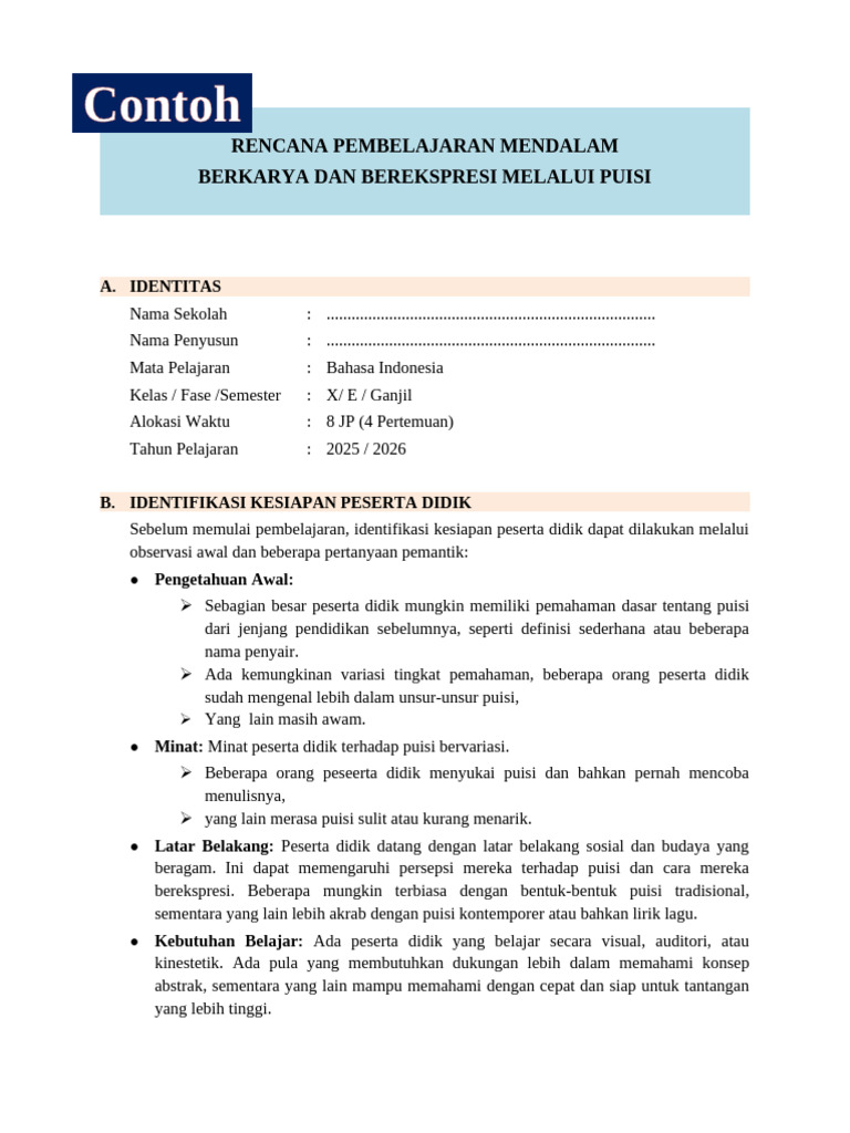 RPM 1 Fase E Baru | PDF