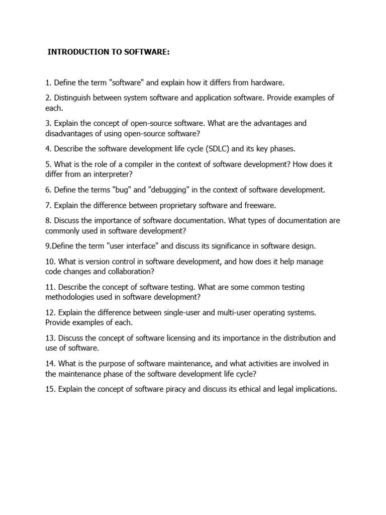 Introduction To Software and Gui | PDF | Graphical User Interfaces | User Interface Design