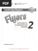 Starters 2 Authentic Examination Papers Answer Booklet | PDF