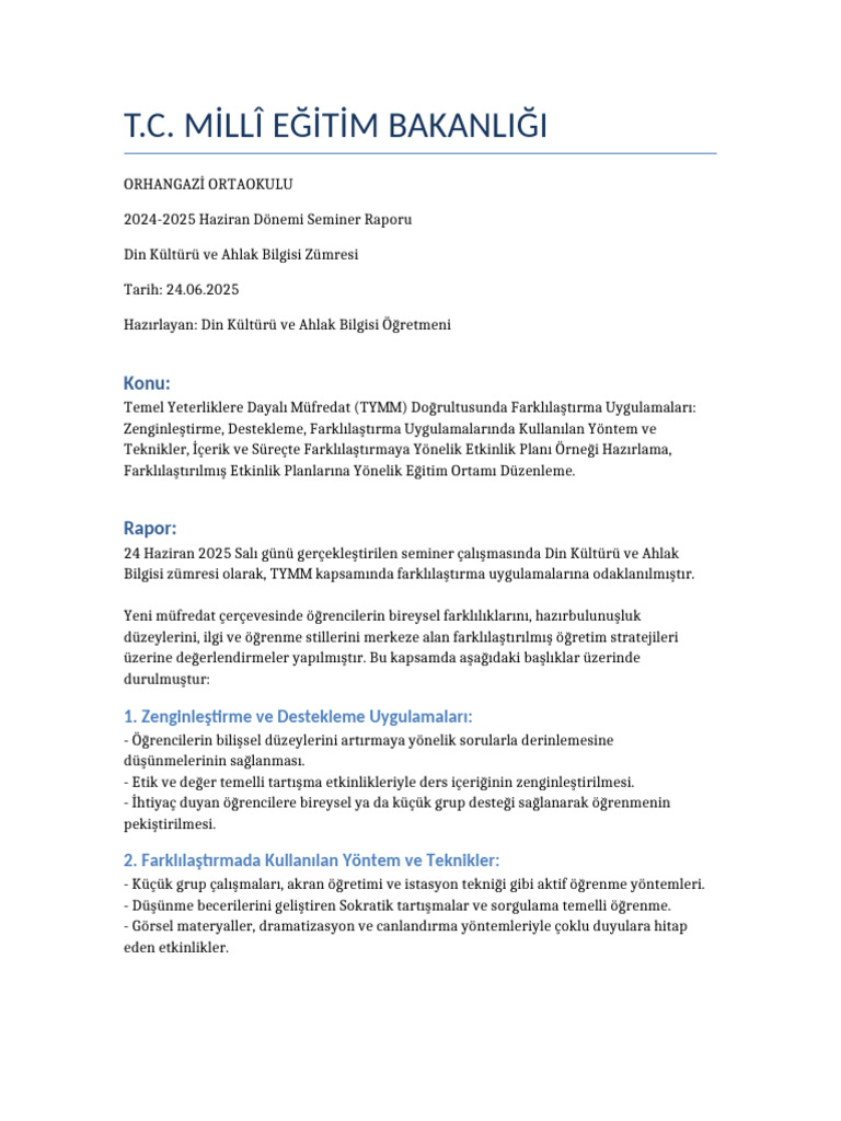 DKAB Seminer Raporu 24 Haziran 2025 | PDF