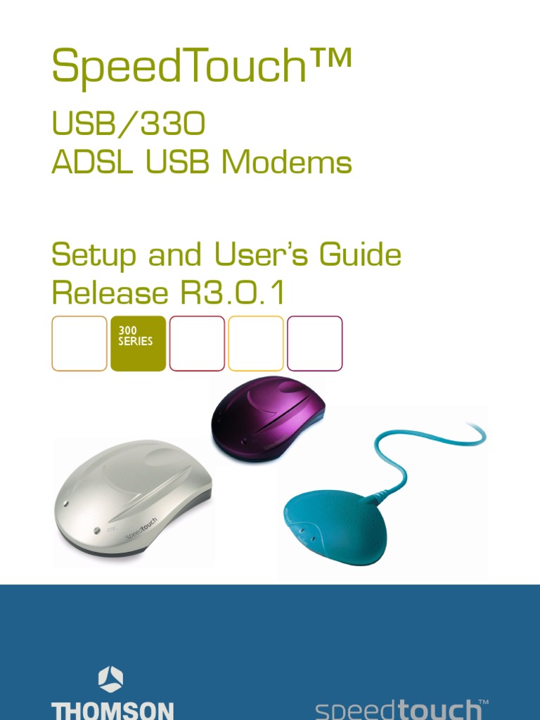 USB/330 ADSL USB Modems Setup and User's Guide Release R3.0.1 | PDF ...