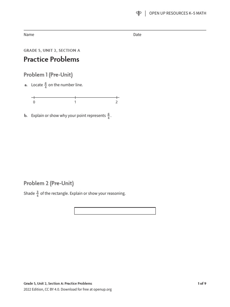 Grade 5 Unit 2 Section C Answers | PDF | Area | Foot (Unit)