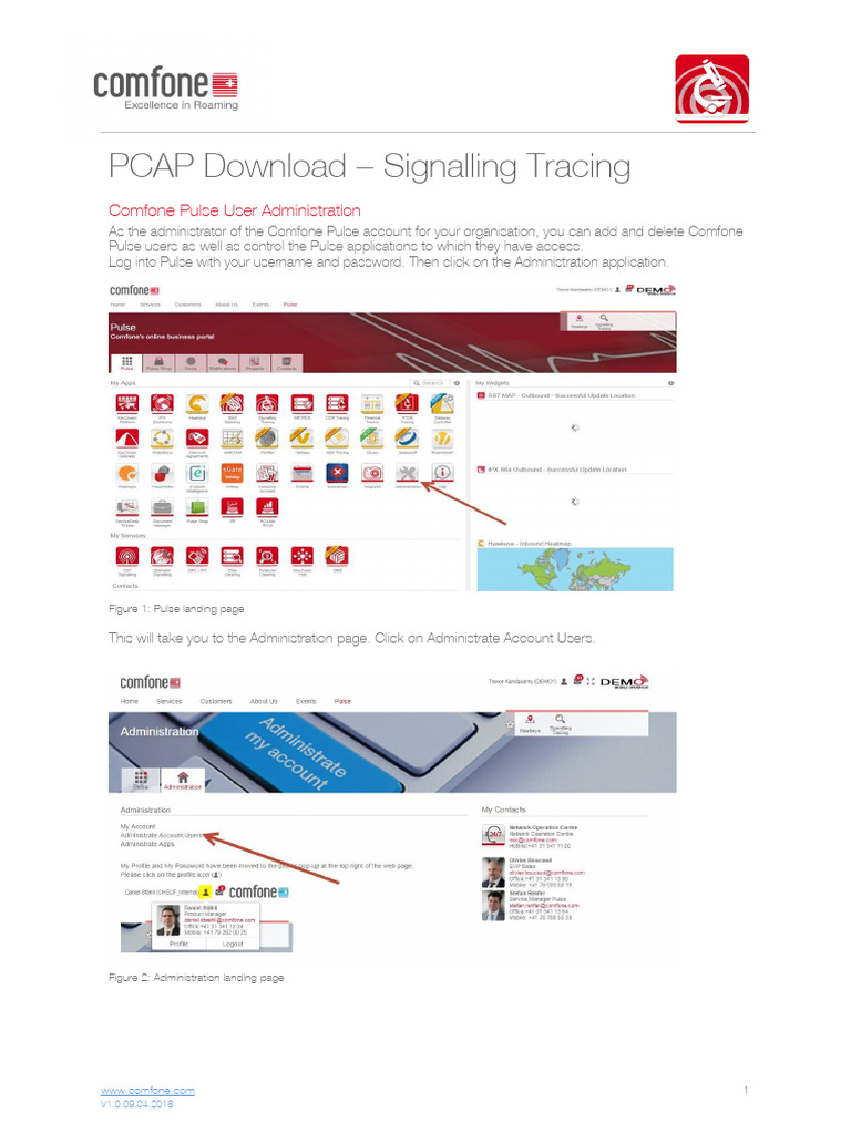 PCAP Traces ST Application-1 | PDF