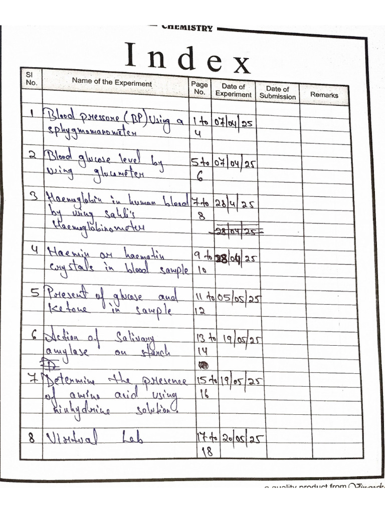 Zoology Practical File | PDF