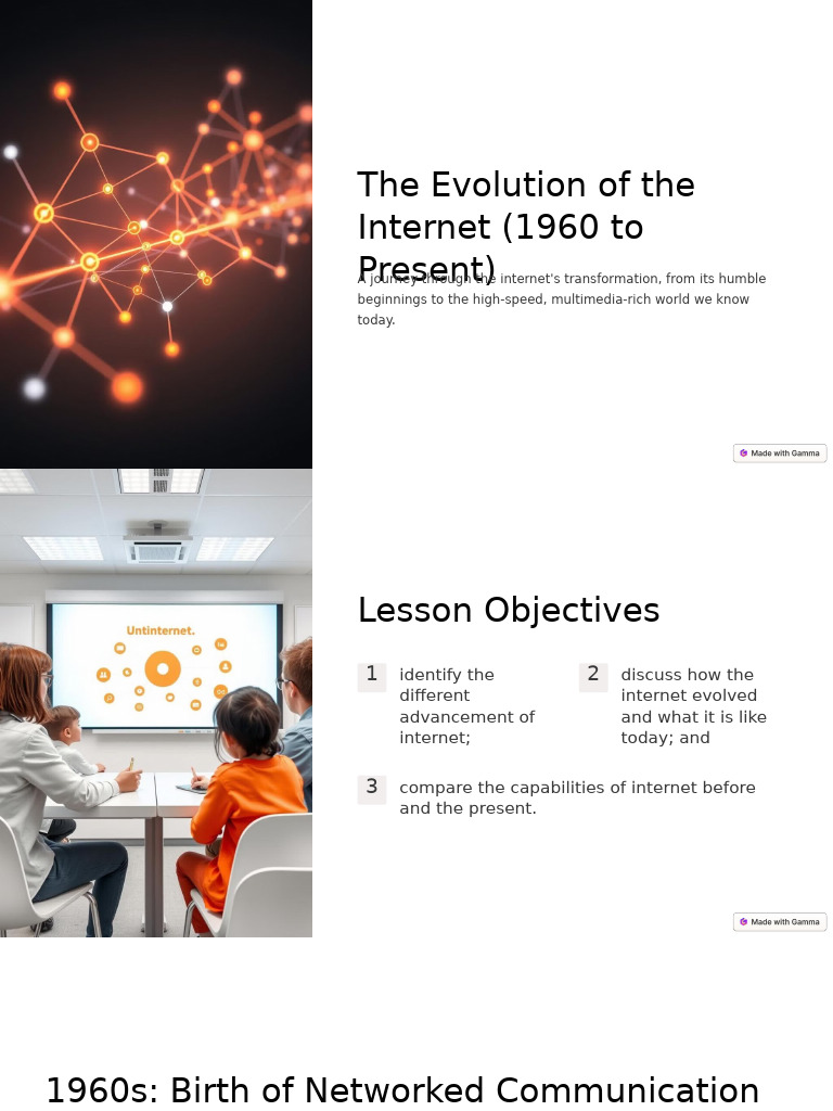Evolution of Internet | PDF | Internet | Computer Network