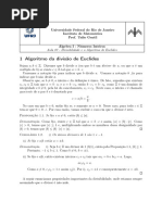 Algoritmo de Euclides | PDF | Matemática aplicada | Matemática