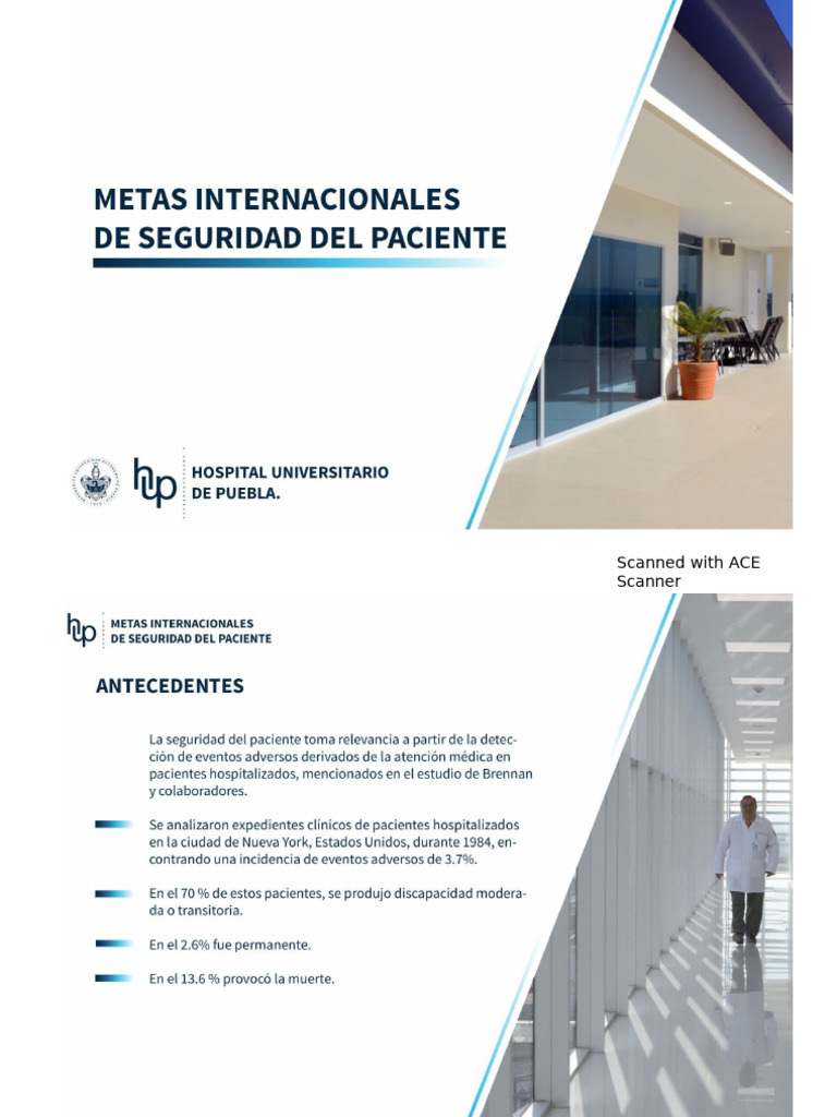 Metas - Internacionales - de - Seguridad - Del - Paciente - 2017 | PDF