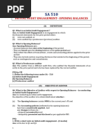 Initial Audit Engagements: Opening Balances | PDF | Audit | Auditor's ...