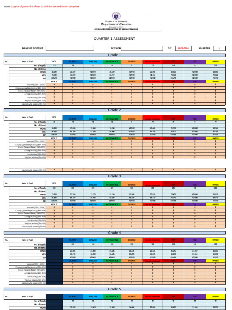 Automated MPS and Proficiency Level - S District Beta Version | PDF ...