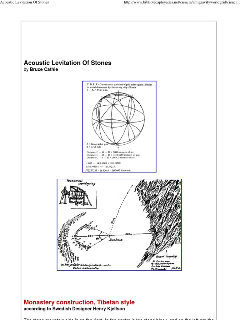 Tibetan Acoustic Stone Levitation | PDF | Geodesy | Resonance