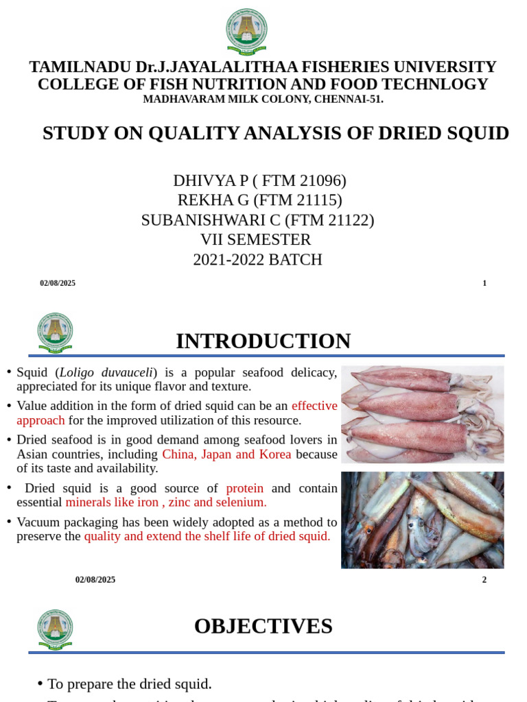 Group 4 (Dried Squid) | PDF | Taste | Seafood