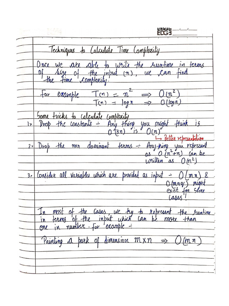 05 How To Calculate Time Complexity of An Algorithm | PDF