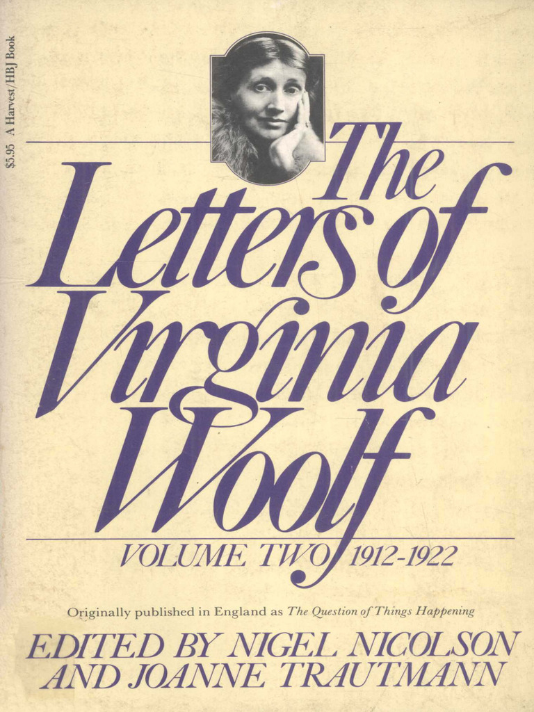 The LETTERS of VIRGINIA WOOLF VOLUME II - 1912-1922 - Woolf, Virginia ...